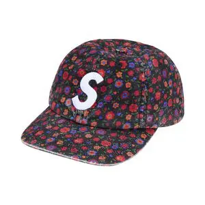 Supreme Washed Canvas S Logo 6-panel 'floral - Brown