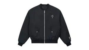 RtA Rowan Half Half Bomber Jacket - Black