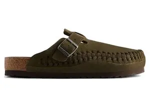 BIRKENSTOCK Boston Braided Suede Kith - Thyme