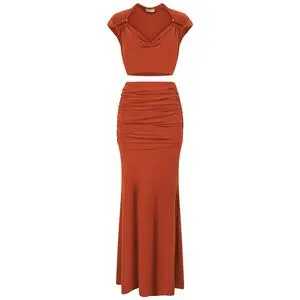 CELESTINE & MAE Oleria Co-ord Set In Hawaiian Sunset