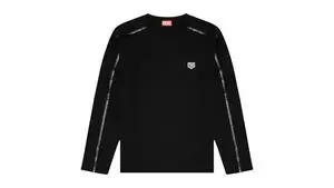 DIESEL® Tnormlsfl Long Sleeve T-shirt - Black