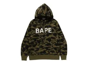 A BATHING APE 1st Camo Pullover Hoodie - Green
