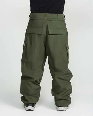 Volcom Nwrk 20k Baggy Pants - Dkgreen