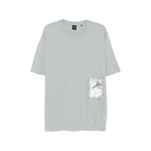 BOSS Grey T-shirts & Vests T-shirts - Gray
