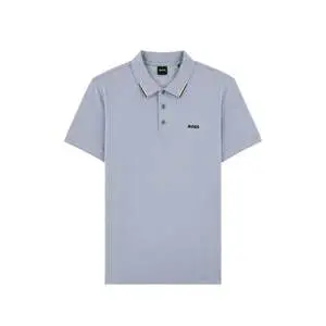 BOSS Grey Polo Shirts - Gray