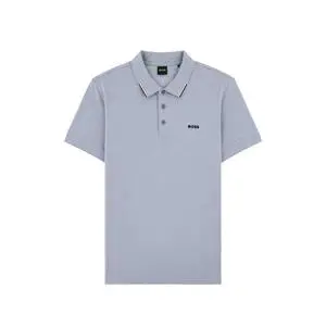 BOSS Grey Polo Shirts - Gray