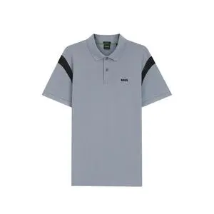 BOSS Grey Polo Shirts - Gray