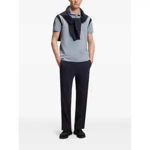 BOSS Grey Polo Shirts - Gray