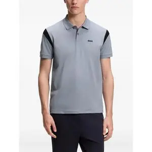 BOSS Grey Polo Shirts - Gray