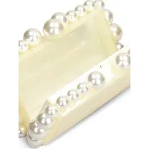 Cult Gaia Neutrals Clutch Bags - Cream