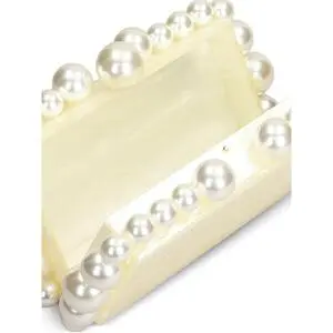 Cult Gaia Neutrals Clutch Bags - Cream