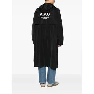 A.p.c. Coats Raincoats - Black