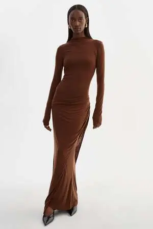 LAMARQUE Apolleni Maxi Dress - Brown