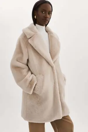 LAMARQUE Linnea Faux Fur Coat