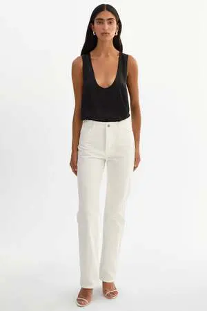 LAMARQUE Shannon D Denim Jeans - White