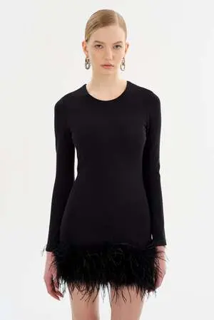 LAMARQUE Bahira Mini Dress - Black