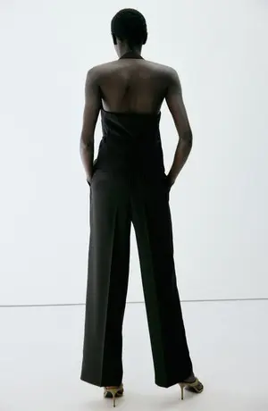 Mango Roma Straight Leg Tailored Trousers
