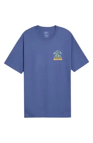 VANS Living Legend Cotton Graphic T-shirt - True Navy