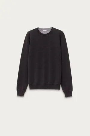 Iris Von Arnim Merino Sweater Reversible Anthra/platinum
