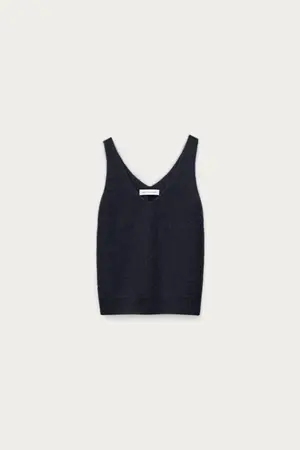 Iris Von Arnim Brushed Cashmere Sweater - Navy