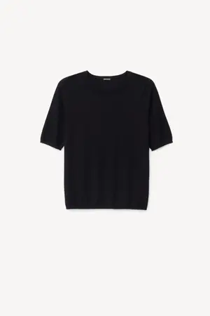 Iris Von Arnim Superfine Cashmere T-shirt - Navy