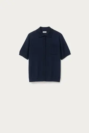 Iris Von Arnim Superfine Cashmere Shirt Ocean