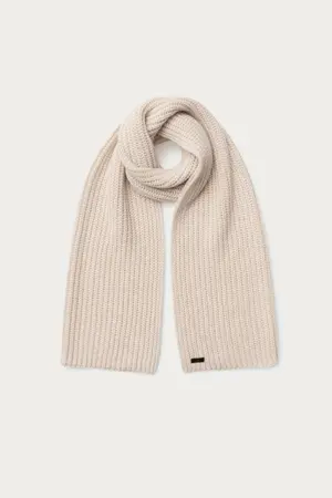 Iris Von Arnim Stonewashed Cashmere Scarf - Alabaster
