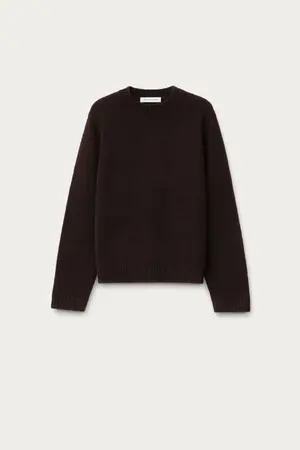 Iris Von Arnim Cashmere-silk Sweater - Chocolate
