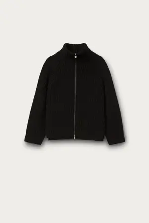 Iris Von Arnim Stonewashed Cashmere Cardigan - Black