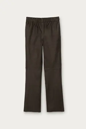 Iris Von Arnim Leather Trousers - Chocolate