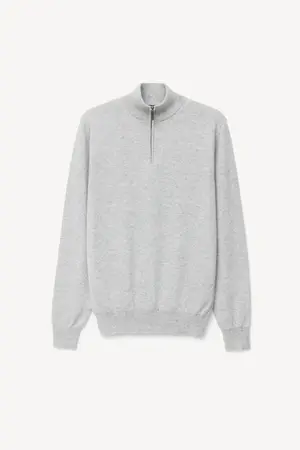Iris Von Arnim Cashmere Sweater - Silver
