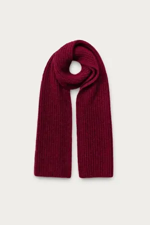 Iris Von Arnim Cashmere Scarf Ruby
