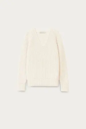 Iris Von Arnim Cashmere Sweater - Ecru