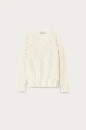 Iris Von Arnim Cashmere Sweater - Ecru