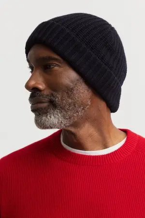 Iris Von Arnim Cashmere Beanie - Navy