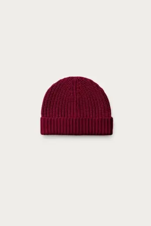 Iris Von Arnim Cashmere Beanie Ruby
