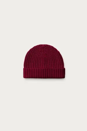 Iris Von Arnim Cashmere Beanie Ruby