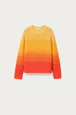 Iris Von Arnim Cashmere-silk Sweater - Chili/soleil