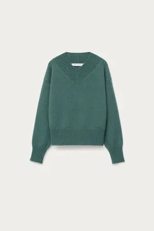 Iris Von Arnim Cashmere-Silk Sweater Fern