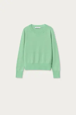 Iris Von Arnim Cashmere-silk Sweater - Mint