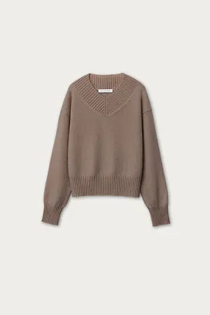 Iris Von Arnim Cashmere-silk Sweater - Taupe