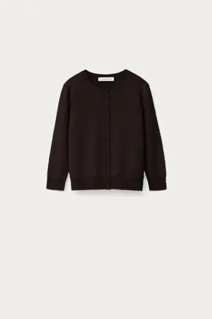 Iris Von Arnim Cashmere-Silk Twinset Chocolate