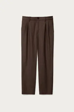 Iris Von Arnim Pleated Trousers Espresso
