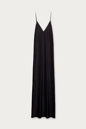 Iris Von Arnim Silk Dress - Navy
