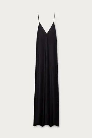 Iris Von Arnim Silk Dress - Navy