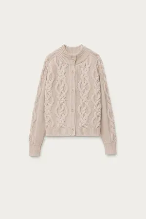Iris Von Arnim Cashmere Cardigan - Alabaster