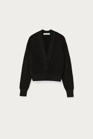 Iris Von Arnim Cashmere Cardigan - Black