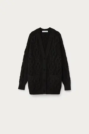 Iris Von Arnim Cashmere Cardigan - Black