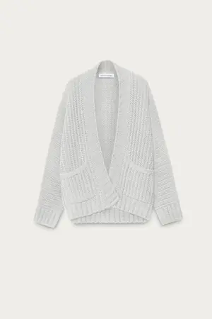 Iris Von Arnim Cashmere Cardigan - Chalk