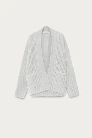 Iris Von Arnim Cashmere Cardigan - Chalk